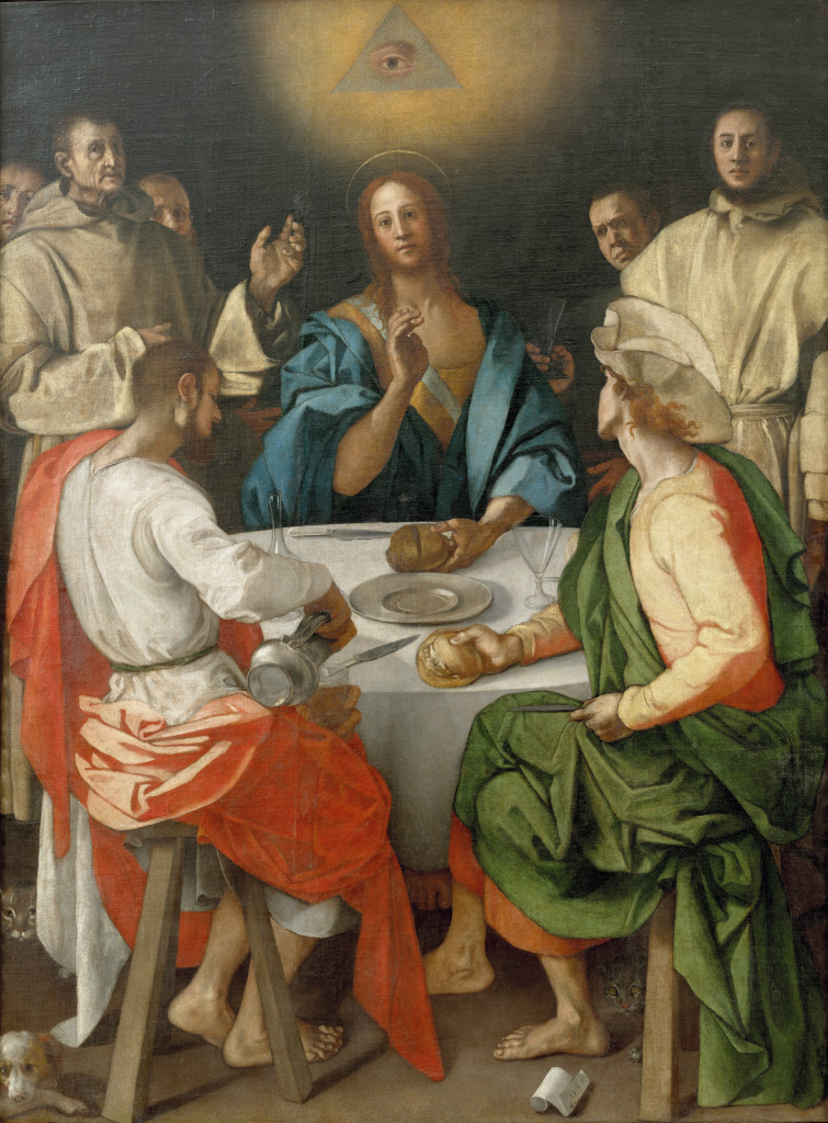 A 1525 Jacopo Pontormo painting using the Eye of Providence in a ...